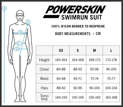 Womens Racing Swimsuit Size Chart At James Earle Blog