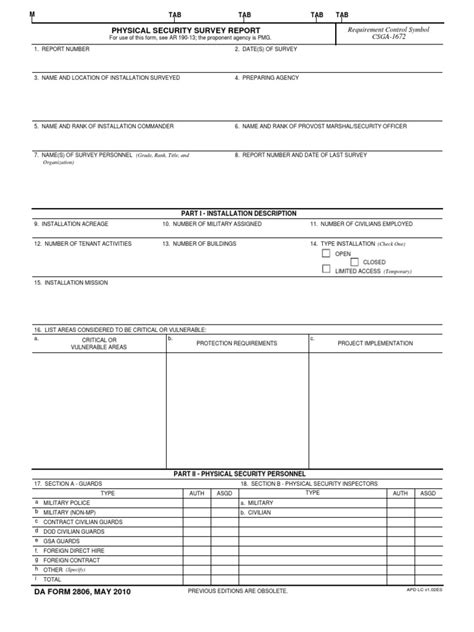 Physical Security Survey Report Pdf Military Police Crimes
