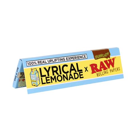 Raw X Lyrical Lemonade Papers • Rawthentic