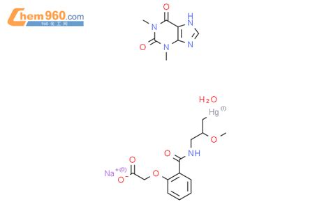 7681 34 7 Sodium [3 {[2 Carboxylatomethoxy Phenyl]carbonyl}amino 2 Methoxypropyl]mercury 1