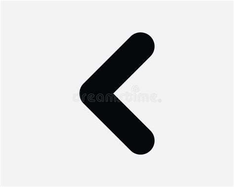 left arrow icon previous back point pointer navigation direction