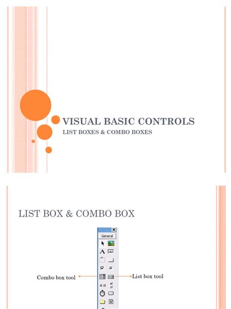 Listbox Combobox Visual Basic 60 Pdf Visual Basic Net Computer Programming