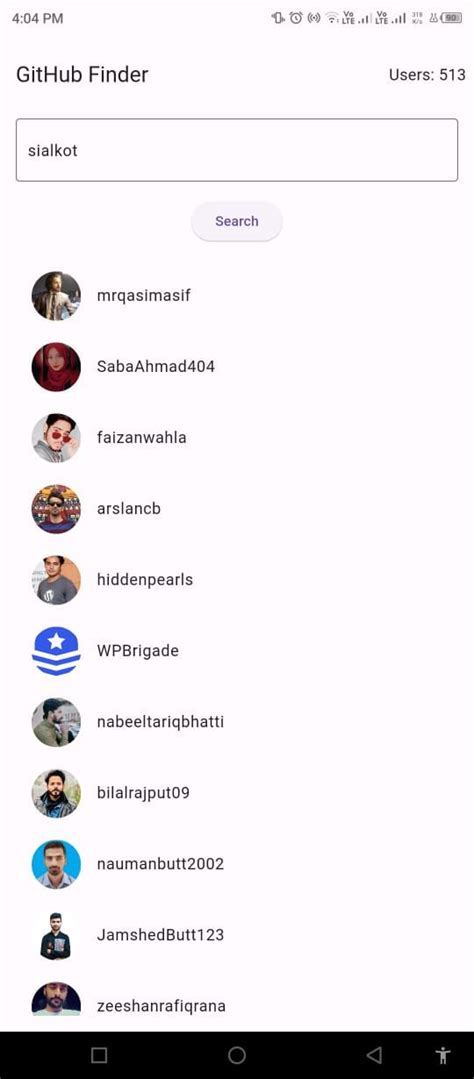 Flutter Githubapi Mobileappdevelopment Githubfinder Techproject