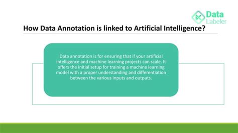 Why Data Annotation Is The Key For Productive Artificial Intelligence Solutions Ppt
