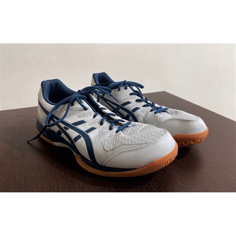Asics 亞瑟士 Gel Rocket 9 男 低筒 排球鞋 羽毛球鞋 羽球鞋 羽排鞋 灰 深藍 1071a030 蝦皮購物