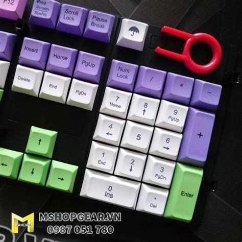 Keycap DSA dye sub hana color 105 keys Phụ Kiện Bàn Phím Hà Nội