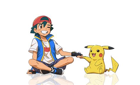 Pikachu And Ash Ketchum Pokemon And 2 More Drawn By Hungryseishin