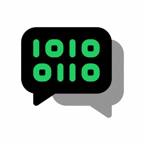 Binary Communication Speech Language Processing Chat Message Icon Download On Iconfinder