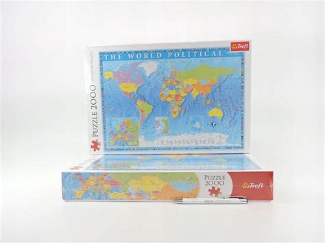 PUZZLE TREFL 2000 EL POLITYCZNA MAPA ŚWIATA 6 13053001750