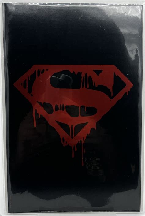 Superman 75 Sdcc Black Foil Logo Special Edition Limited To 1200 Copi