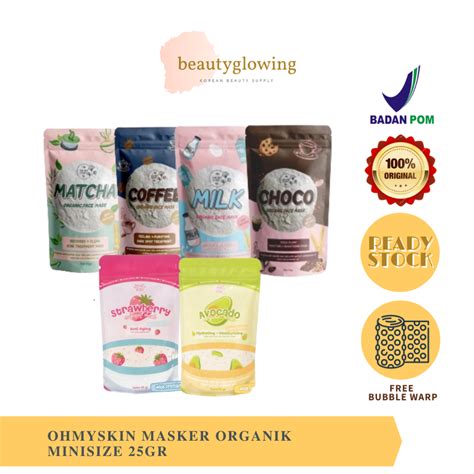 Jual Ohmyskin Masker Organik Minisize 25gr Oh My Skin Matcha Coffee