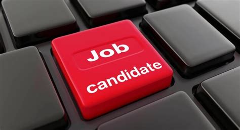 Premium Photo A Red Keyboard Button With The Words Job Candidate