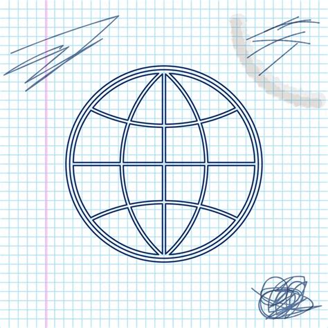 100 000 Globe Sketch Vector Images Depositphotos