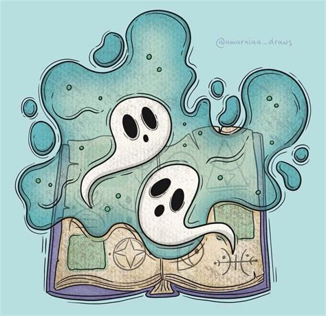 Spooky Doodle Art Cute Spooky Doodles Cute Ghost Drawing Inspiration