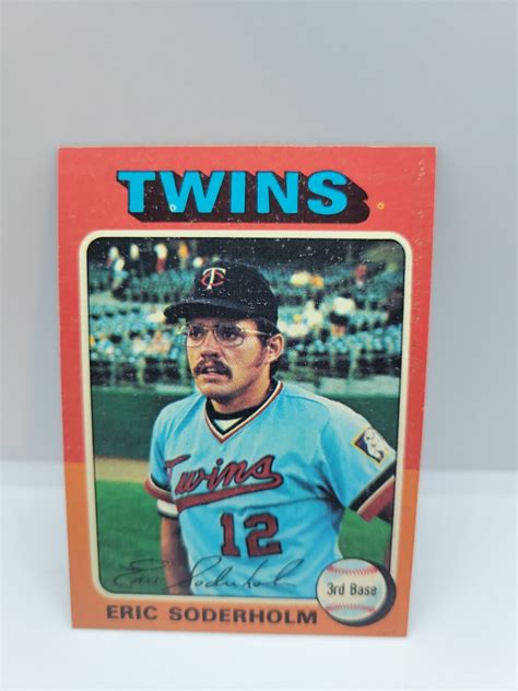 1975 Topps Eric Soderholm 54 Set Break Minnesota Twins Ex Mt Ebay