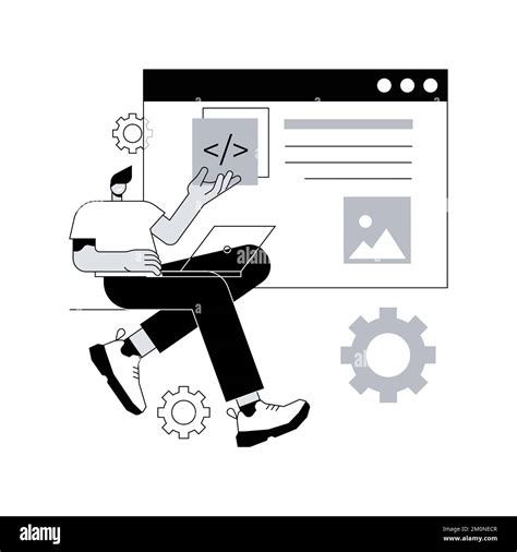 single page application abstract concept vector illustration spa web