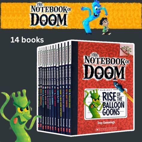หนังสือ the notebook of doom ชุด 14 เล่ม chapter book หนังสือเด็กภาษา