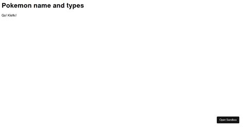 Typeroots Test 1 Codesandbox