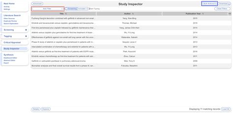 Bulk Actions Nested Knowledge