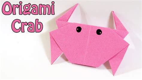 How To Make Origami Crab Easy Origami Crab Tutorial 2018