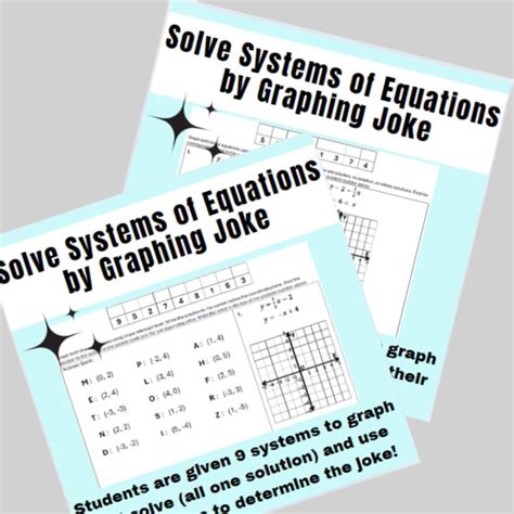 Solving Systems Of Linear Equations By Graphing On Coordinate Plane Self Check