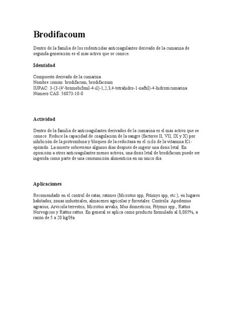 Brodifacoum Pdf