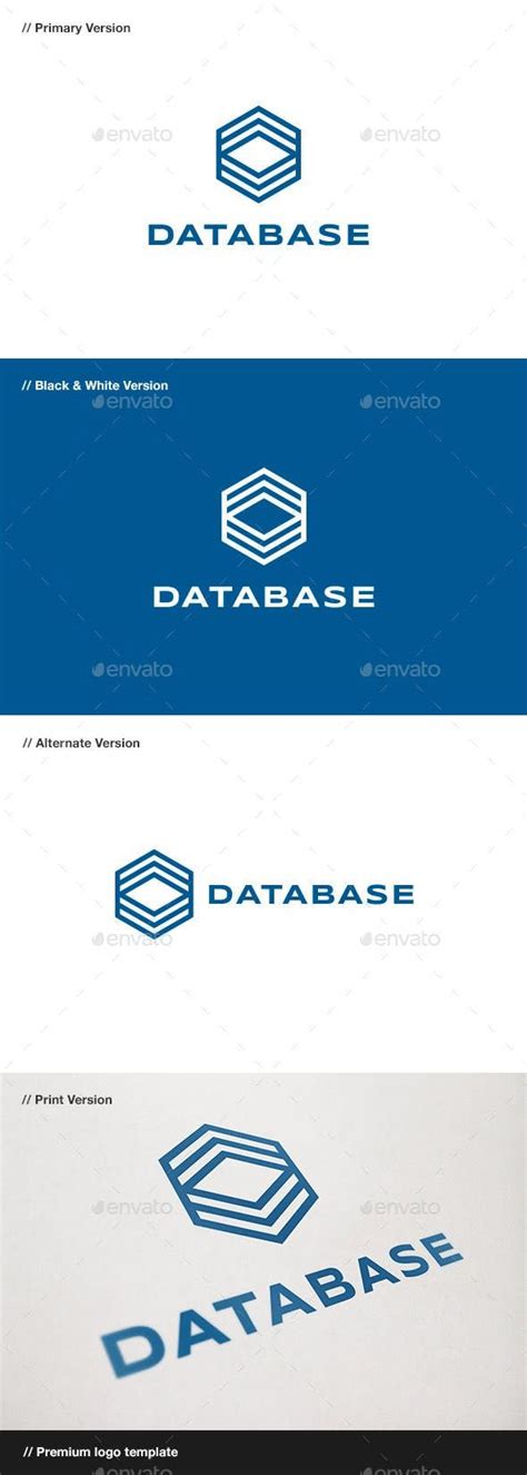 Database Logo Design Template