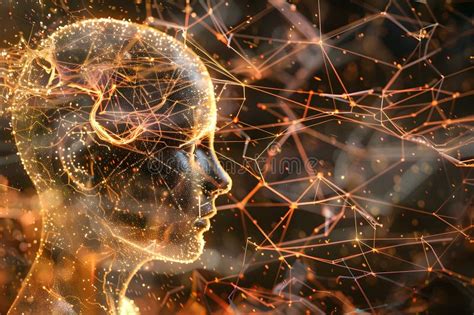 Artificial Intelligenceinternet Networkingabstract Plexus Human Head