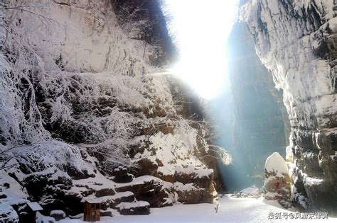 保定野三坡迎来2023年初雪拒马河畔绝美冬景 搜狐大视野 搜狐新闻