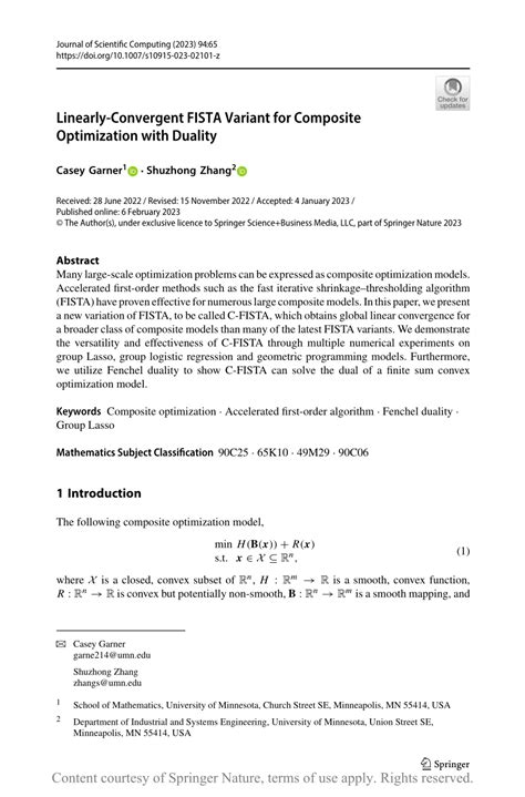 Linearly Convergent Fista Variant For Composite Optimization With