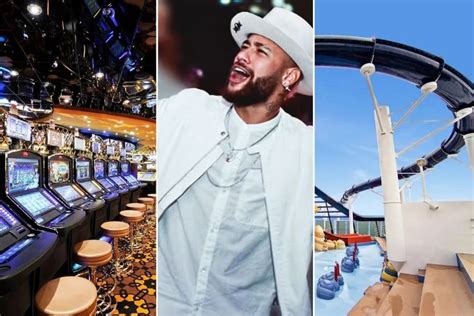 Cruzeiro temático de Neymar parte de Santos nesta terça feira o jogador a bordo do navio