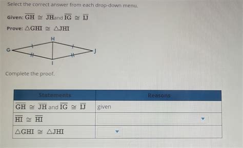 Solved Select The Correct Answer From Each Drop Down Menu Given