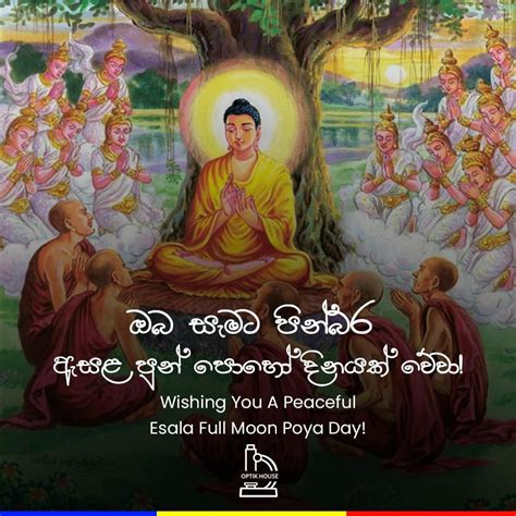 Optik House On Linkedin ඔබ සැමට පින්බර ඇසළ පුන් පොහෝ දිනයක් වේවා 🙏