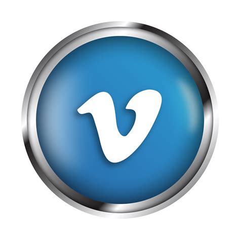 ícone realista do vimeo de mídia social png grátis 10992703 PNG