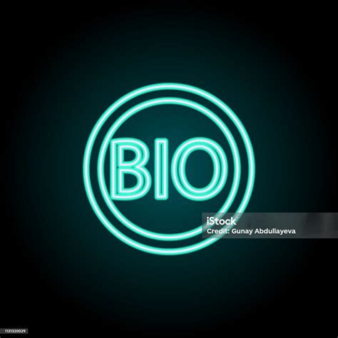 Bio 大綱圖示霓虹燈風格圖示中的生態元素簡單的圖示網站 網頁設計 移動應用程式 資訊圖形向量圖形及更多商標圖片 商標 單線 圓形