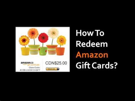 How To Redeem Amazon Gift Cards YouTube