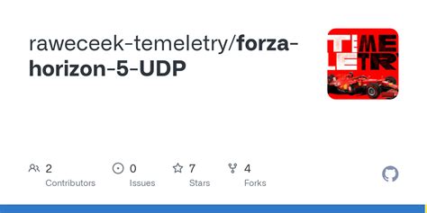 github raweceek temeletry forza horizon 5 udp