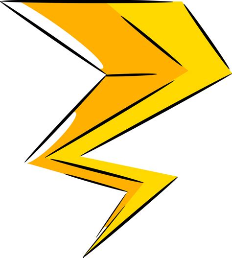 Thunder Draw Comic 19039602 Png