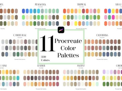 Super Duper Procreate Color Palette Graphic By Zararozadesigns