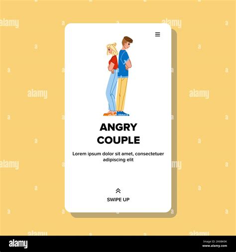 Angry Couple Vector Stock Vector Image And Art Alamy