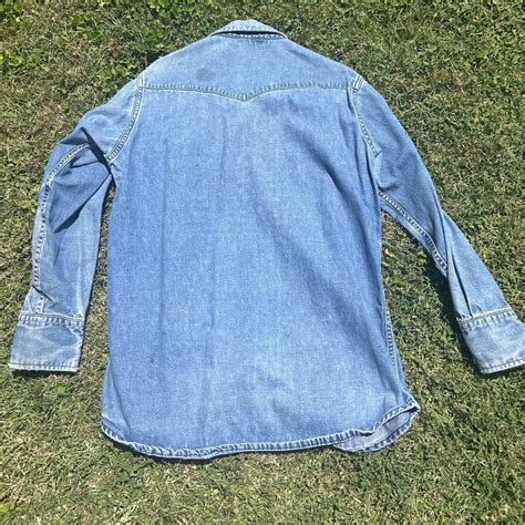 Vintage Carharrt Workwear Denim Jacket Condition Depop