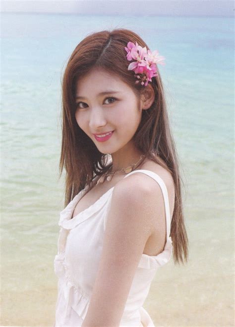 Scan To Once From Jihyo 2 Twice Photobook By Jihyo • Sana Twice