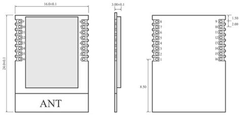 2 4ghz Serial Uart Wifi 100mw Embedded Pcb Antenna Esp8266ex Wireless Module For Arduino 1pcs
