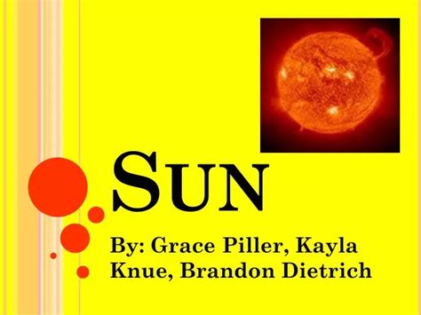 Ppt Sun Powerpoint Presentation Free Download Id1587506