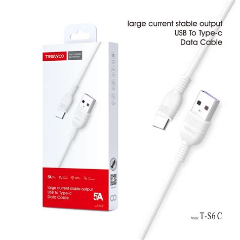 Tranyoo T S6 Type C Data Cable Tecnix