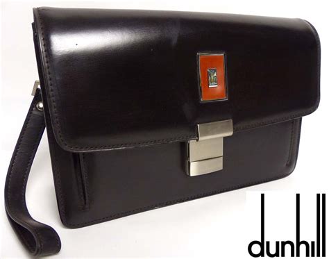 Dunhill ダンヒル セカンドバッグ クラッチバッグ【中古】｜レザーバッグ｜ブランド中古革靴、ビンテージ雑貨の通販ならawesome