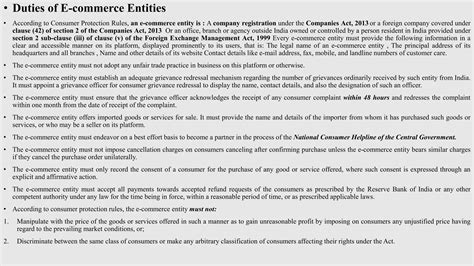Consumer Protection E Commerce Rules 2020 [autosaved]new Pptx