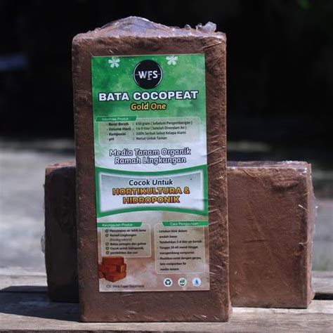 Jual Bata Cocopeat Block Media Tanam Organik Premium Sabut Kelapa Serat