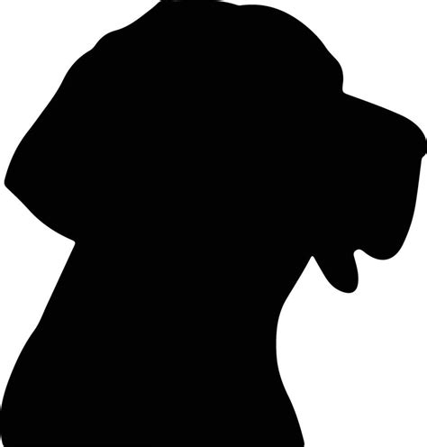Vizsla Silhouette Portrait 38496621 Vector Art At Vecteezy