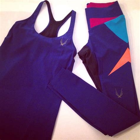 Paragon Tank And Legging In Midnight By Lucas Hugh